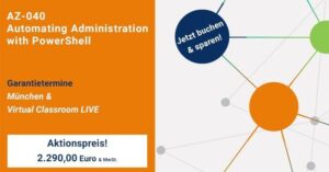 Aktionspreis für AZ-040 Automating Administration with PowerShell ...